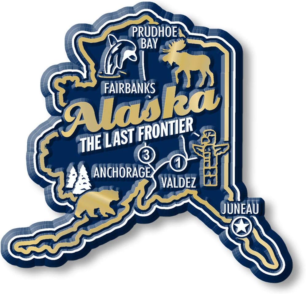 Amazon.com: Alaska - Magnet : Home & Kitchen