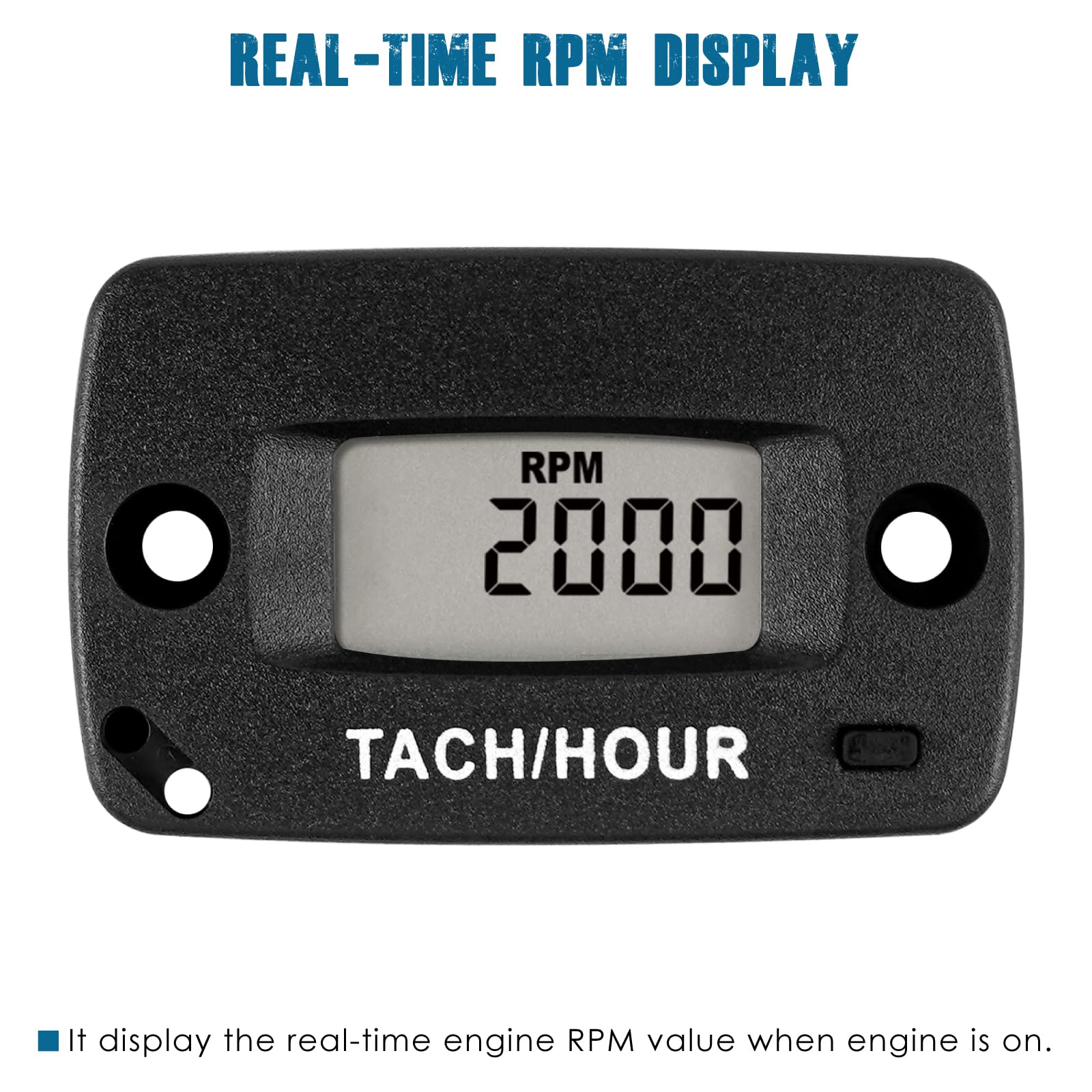 Lawn Mower Tachometer Runleader Digital Tachometer – Real-Time & Max ...