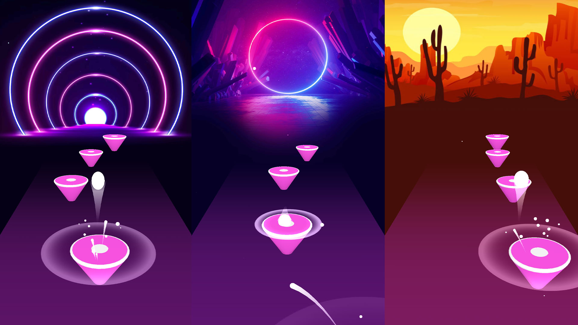 Aplicación Magic Rush Tiles Hop 3D Challenge Master: Jump Bouncy Ball ...