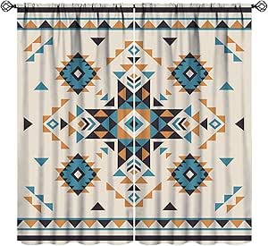 Amazon.com: JESTRONRY Aztec Print Curtains, Beautiful Tribal Ethnic ...