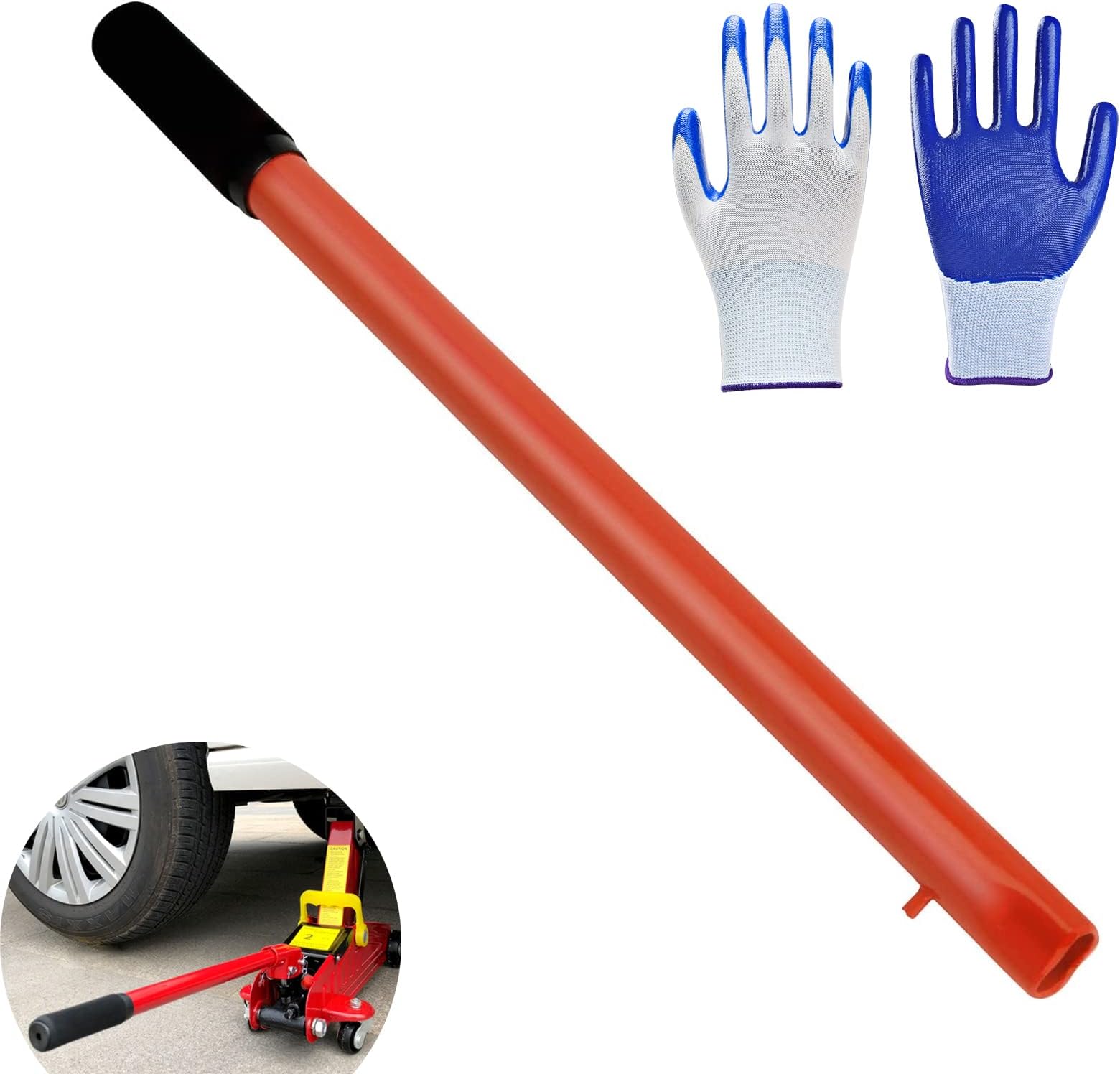 Amazon.com: 2 Ton Horizontal Hydraulic Floor Jack, Jack Lever Handle ...