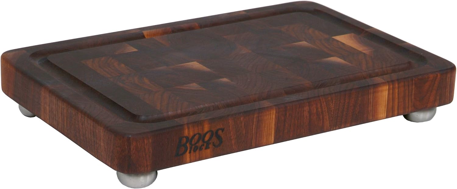 John Boos Block WAL-1812175-SSF Walnut Wood End Grain Butcher Block ...