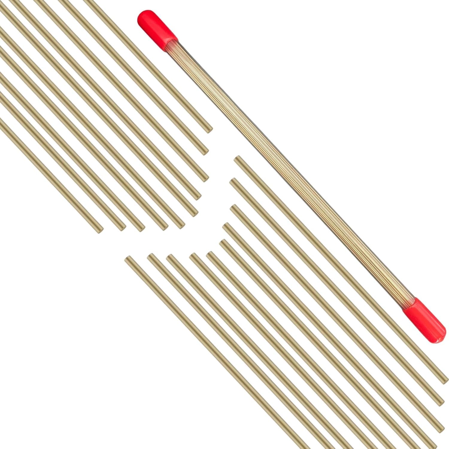 25 Sticks Brazing Rods 5% Silver Solder BCuP-3 Welding Rod 1/25"x10 ...