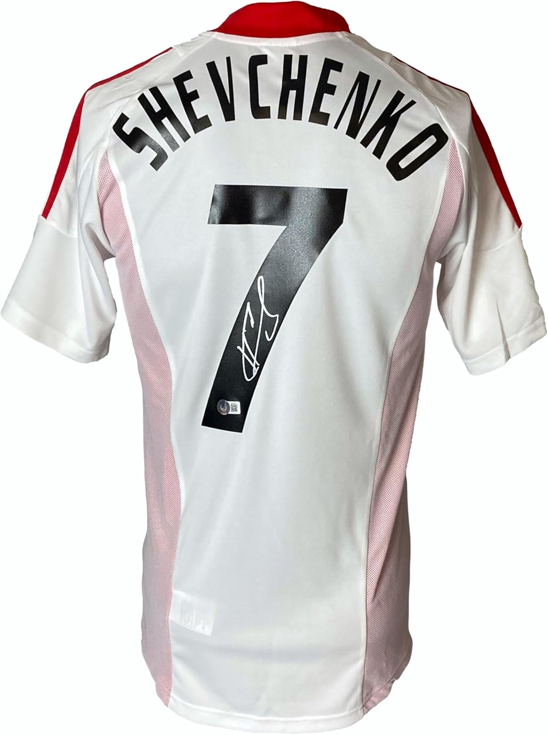 Andriy Shevchenko Signed Milan 2003 Champions League Jersey BAS at ...