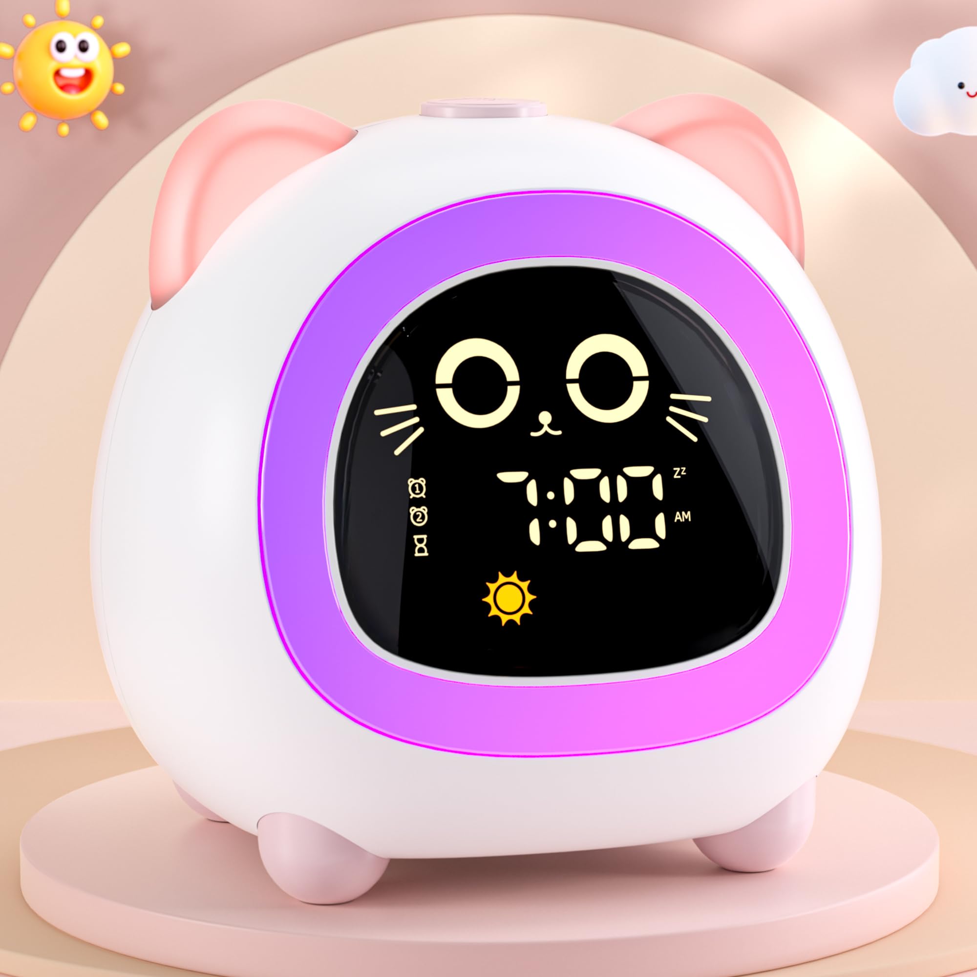 Amazon.com: winshine Alarm Clock for Kids, OK to Wake Clock, Kids Alarm ...