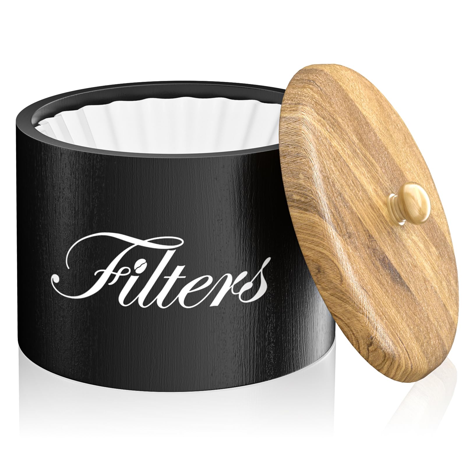 Amazon.com: APOIMNA Coffee Filter Holder, Wood Basket Coffee Filter ...