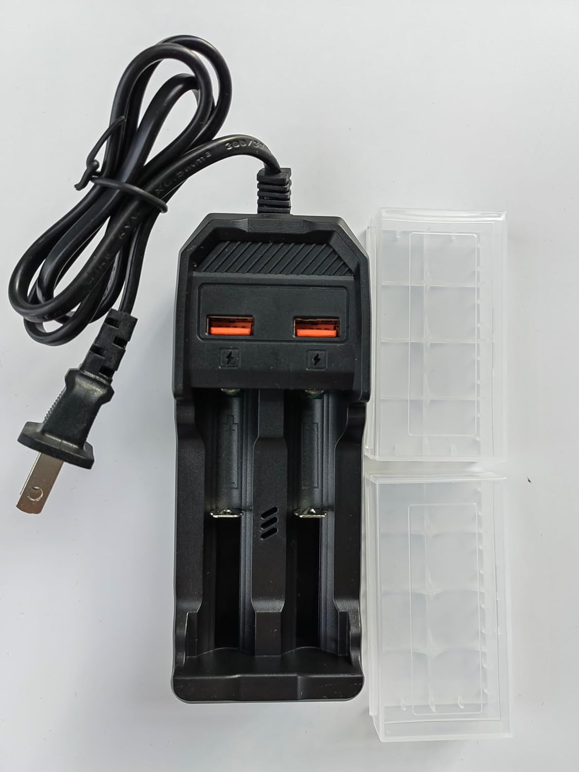 Amazon.com: Huiygc Home Use 2 Slots AC Plug Charger for Lithium ion ...