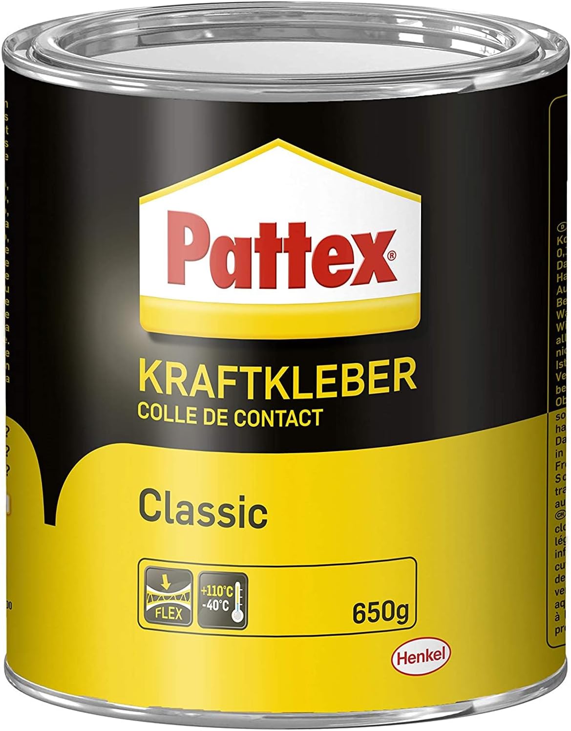 Pattex Kraftkleber Transparent, Klebstoff mit hoher Haftkraft und ...