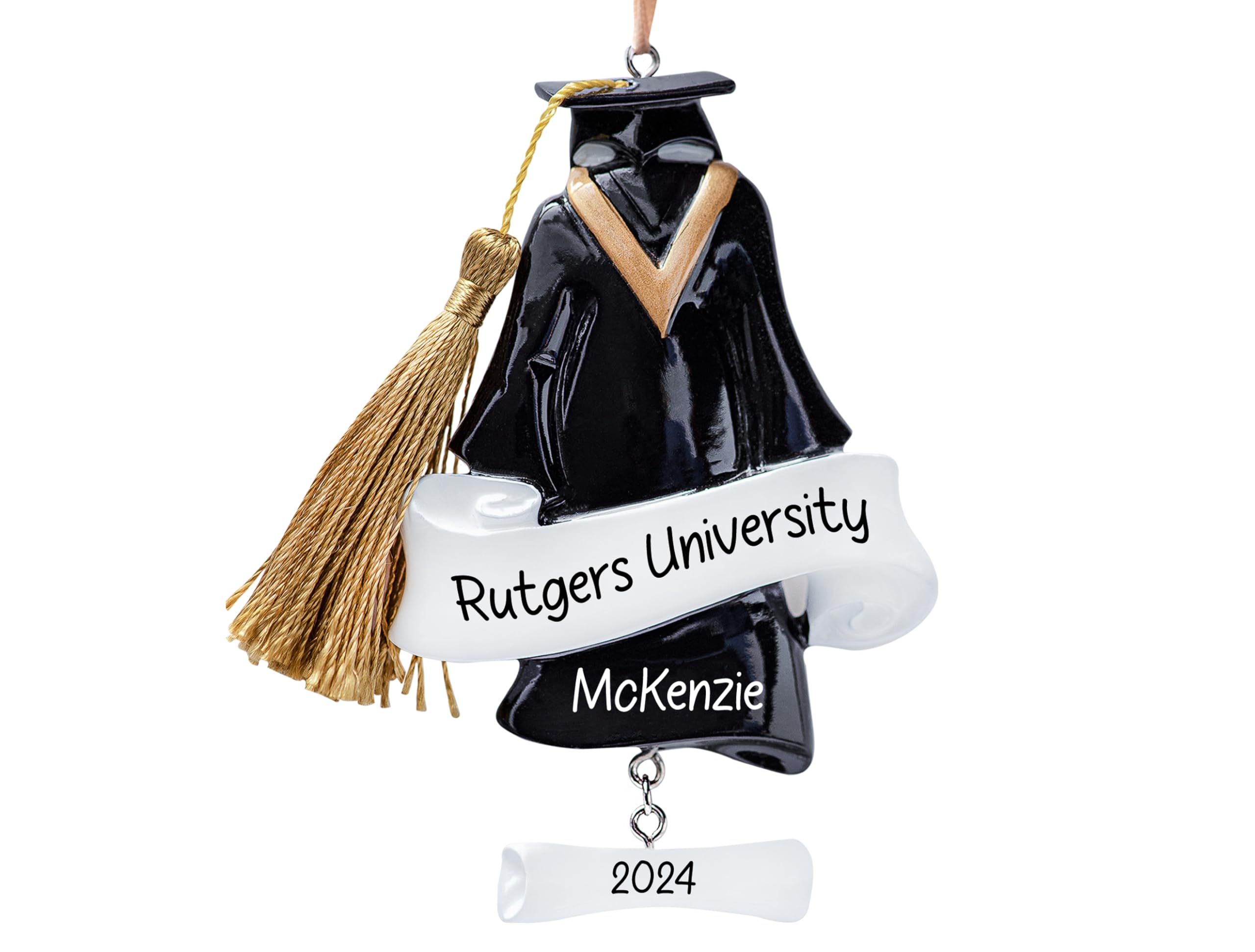 Amazon.com: UniqXmas Personalized Graduation Christmas Ornament 2024 ...