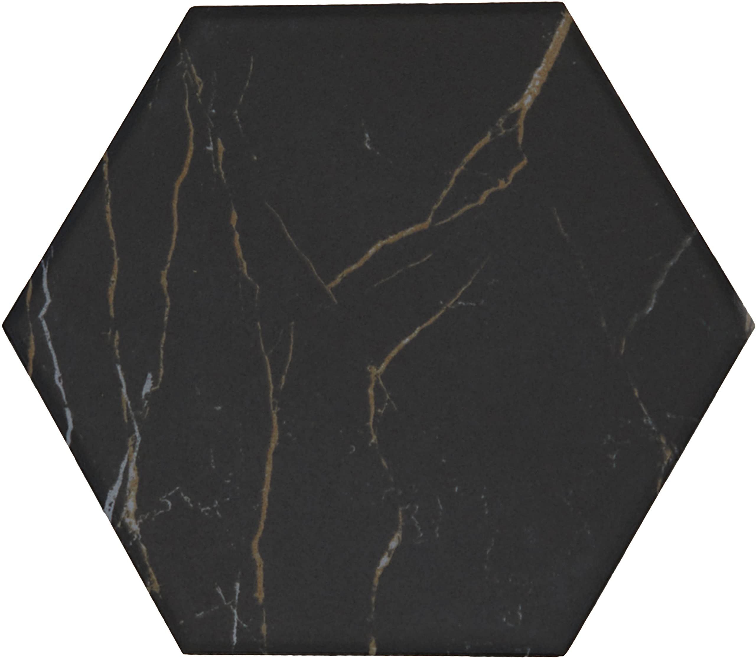 Daltile Perpetuo 8" X 8" Glazed Porcelain Hexagon Marble Look Wall ...