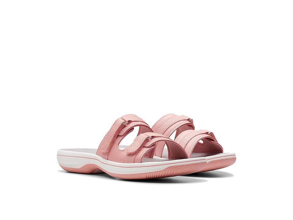 Clarks Breeze Piper (Peach Synthetic) Women's Shoes International Shipping