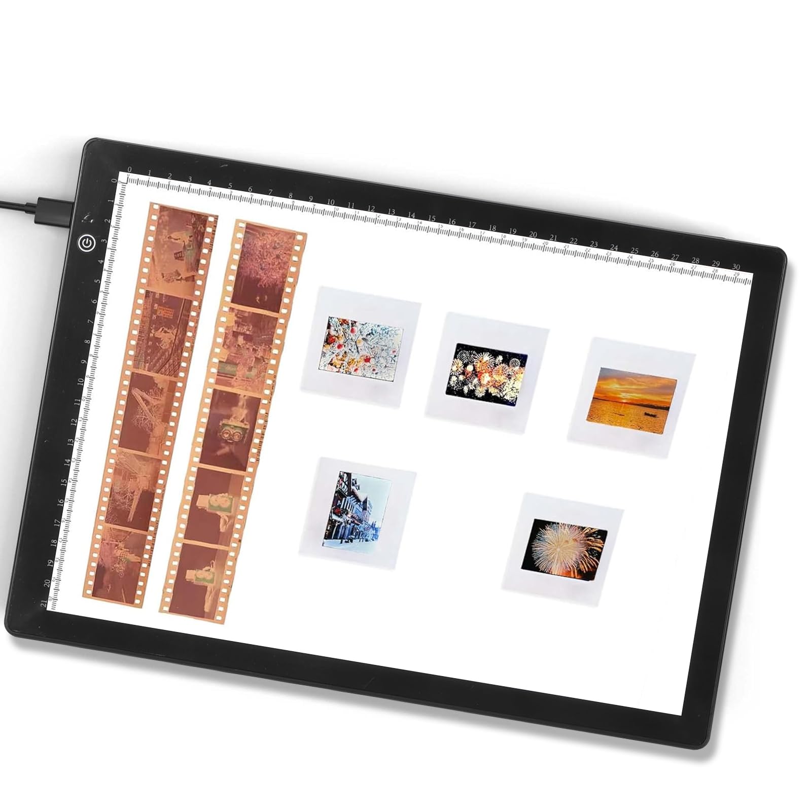Slide Viewer Light Box for Scan Old Slide Negative Film Scanning, A4 ...