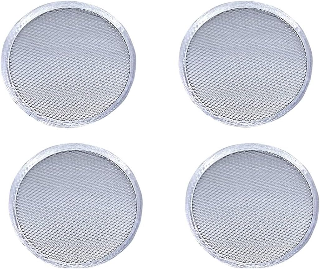 Buy ZenShop 8 inches Pure Aluminium Pizza Screen. (Set of 4 Piece ...