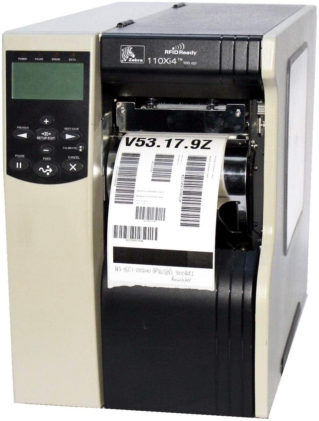 Amazon.com : Zebra 110Xi4 113-8G1-00200 Thermal Barcode Label Printer ...