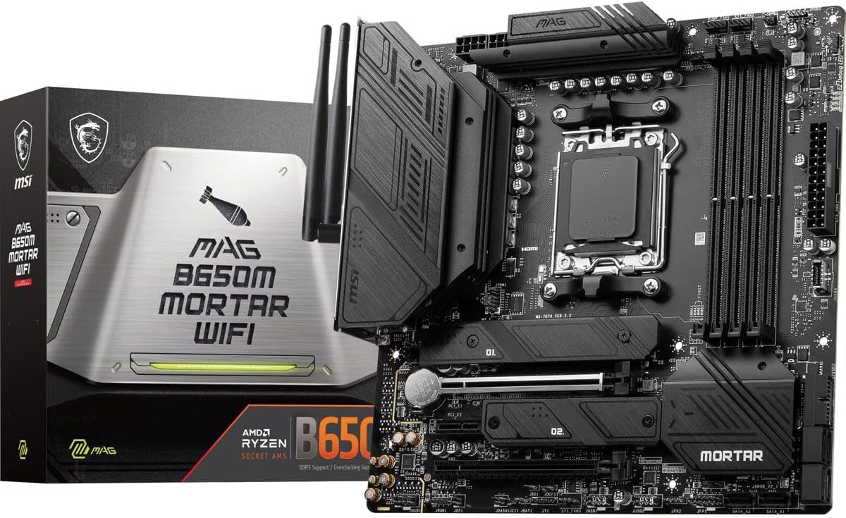 GIGABYTE B650M AORUS Elite AX (AM5/ LGA 1718/ AMD B650/ Micro-ATX/ DDR5 ...