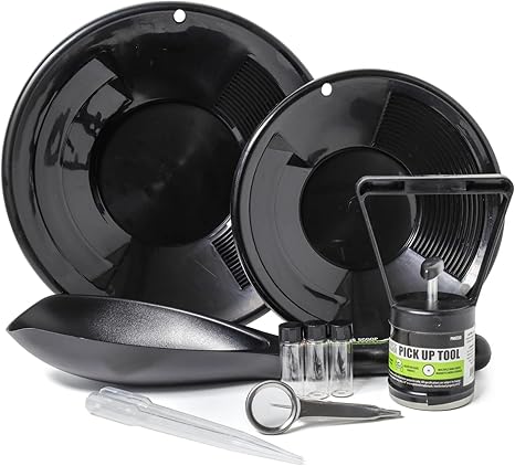 Amazon.com: ASR Outdoor Gold Panning Kit Gold Rush Prospecting Tools ...