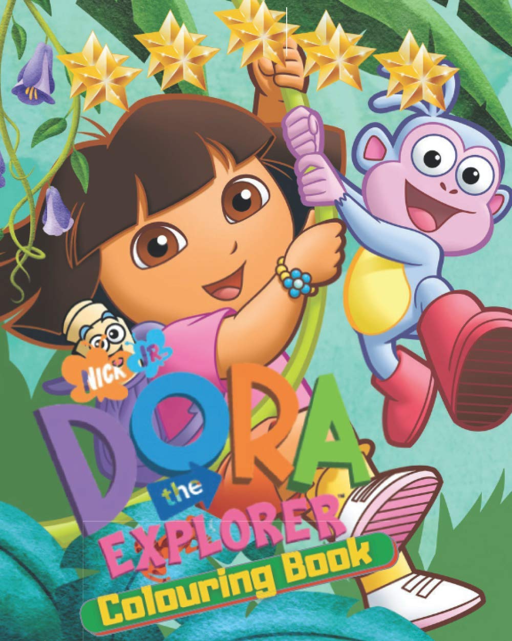 Dora Colouring Book 55 High Quality Colouring Pages For Kids ...