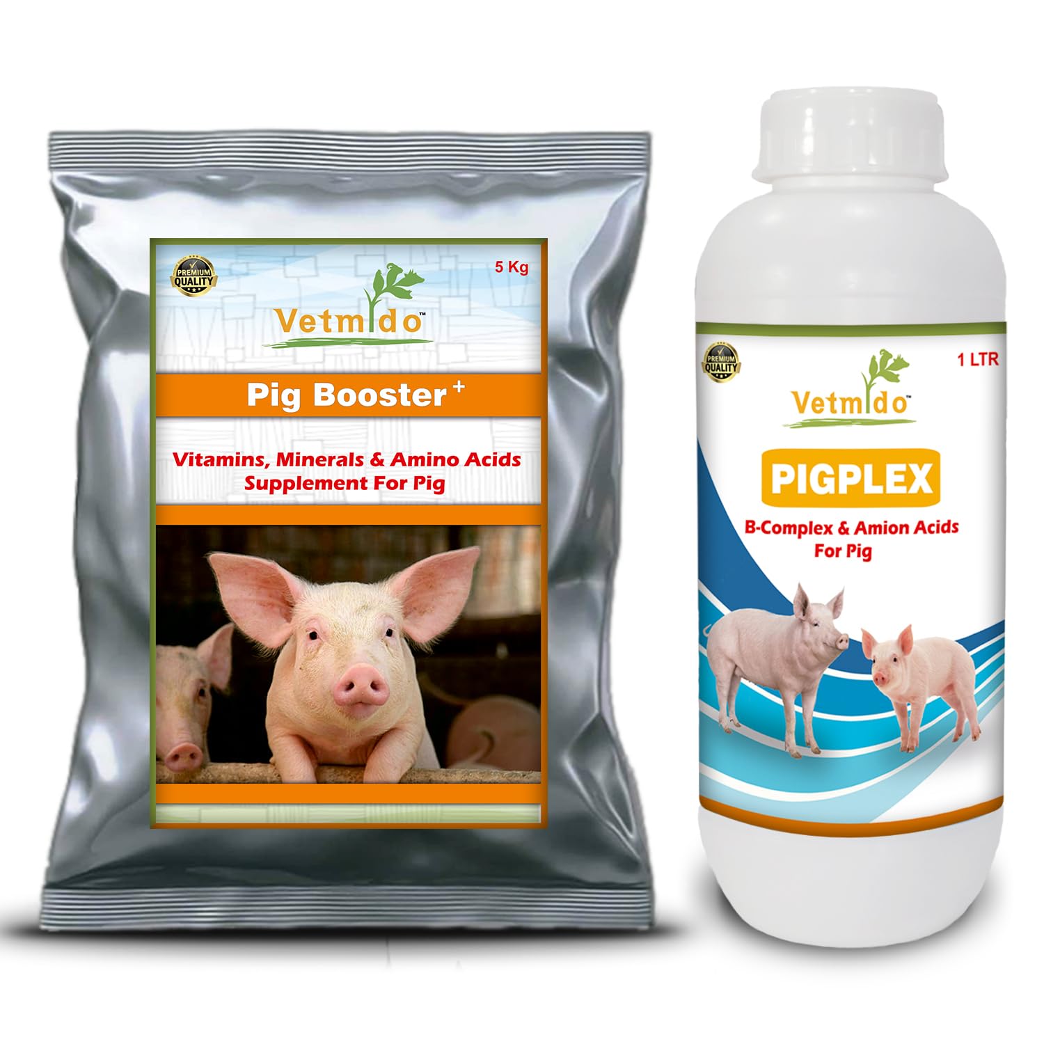 VETMIDO Growth Booster & Vitamins B Complex with Minerals & Amino Acids ...