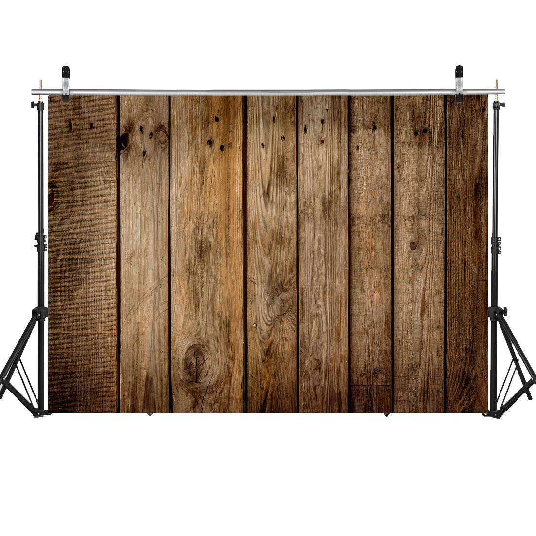 Wolada 7x5ft Rustic Backdrop Wood Backdrop Brown Wood Vintage ...