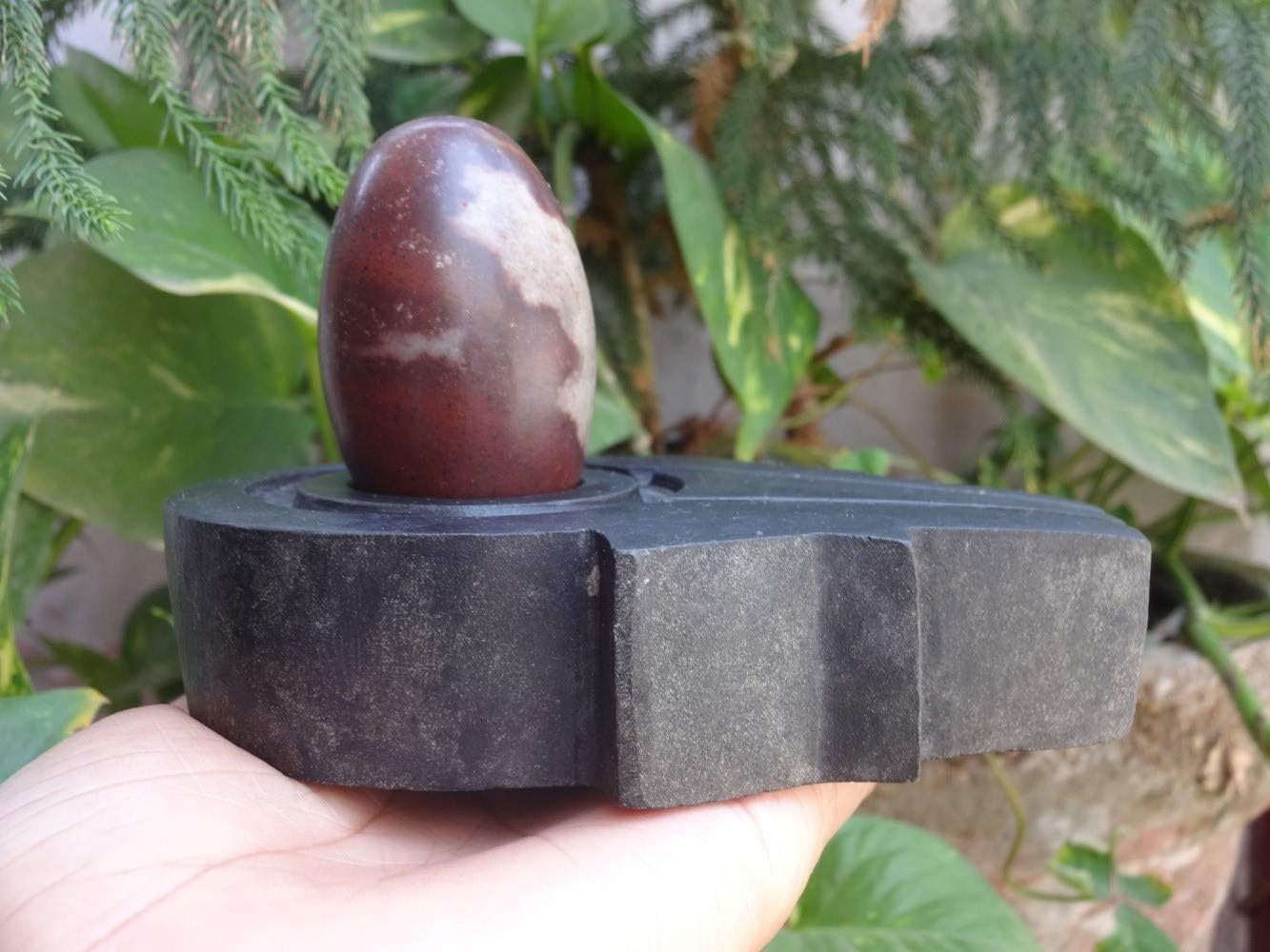 Amazon.com: 4.75" Handmade Black Marble Stone Yoni Base with 2.75" Rare ...