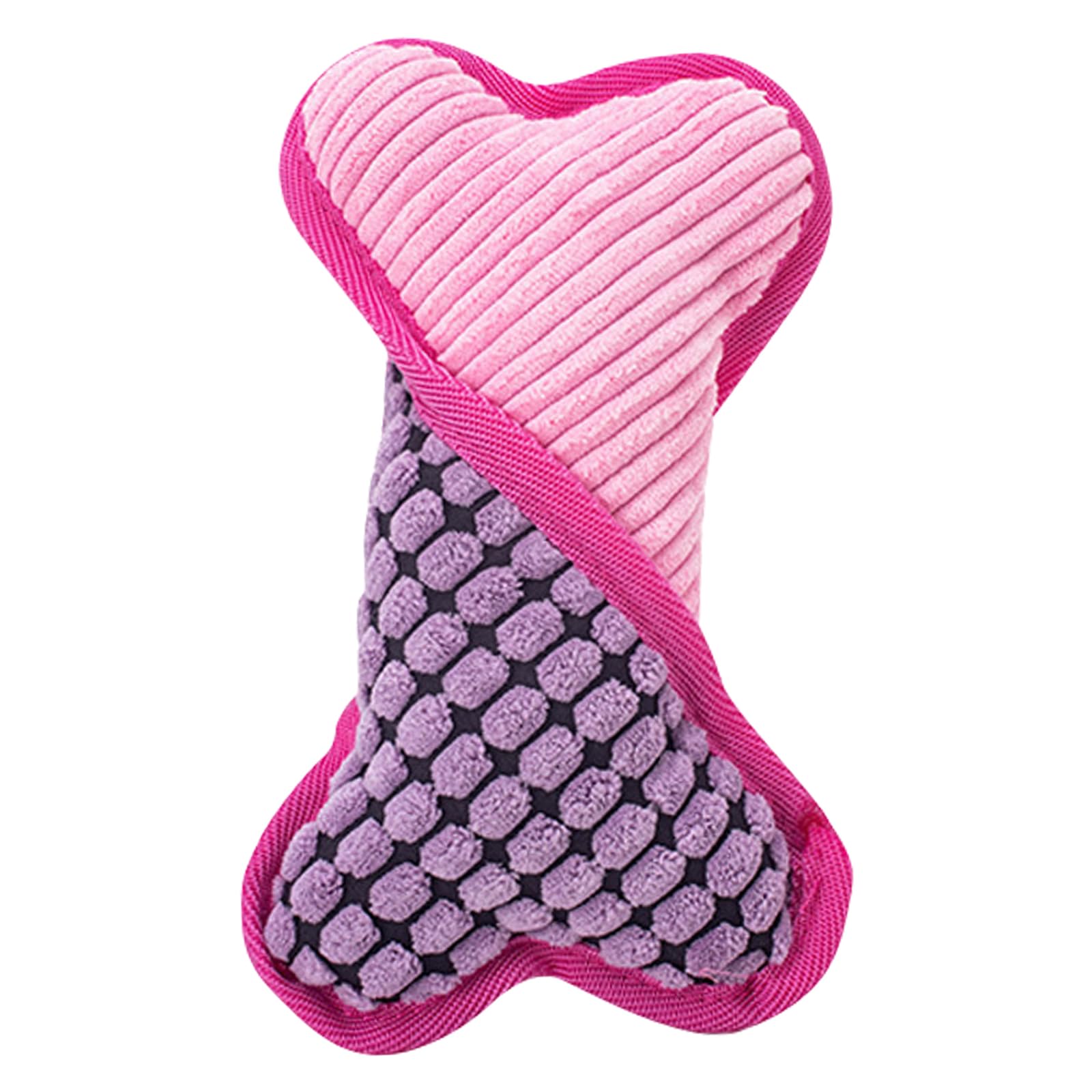 Fadcaer Dog Plush Squeaky Toys Interactive Toys Bone Shaped Dog Squeaky ...