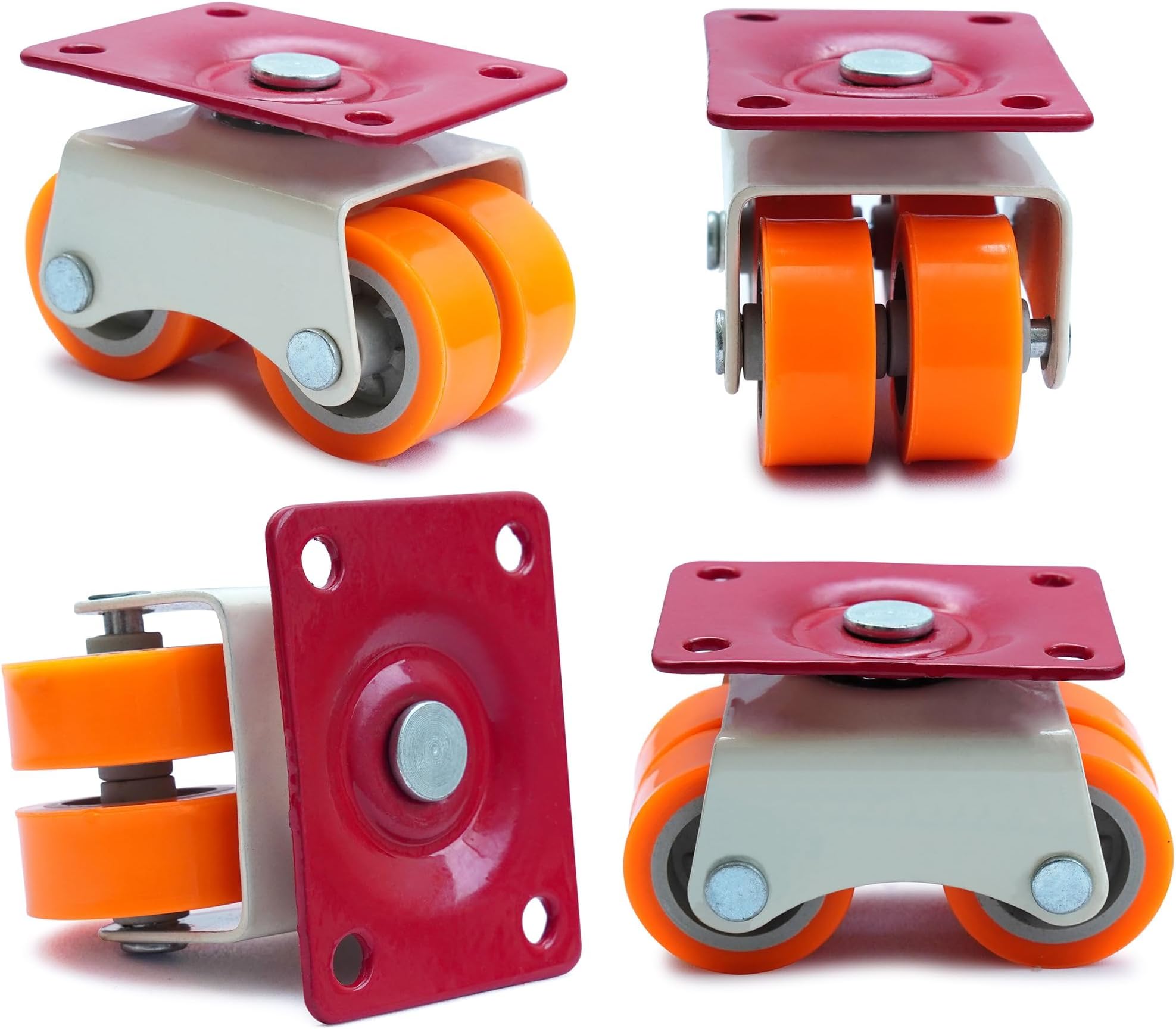 Caneuf Heavy Duty 360 Rotation 4-Wheels Roller Moving Caster - Four ...