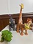 Learning Minds Set of 8 Jumbo Jungle Animal Figures - Zoo Animals For 1 ...