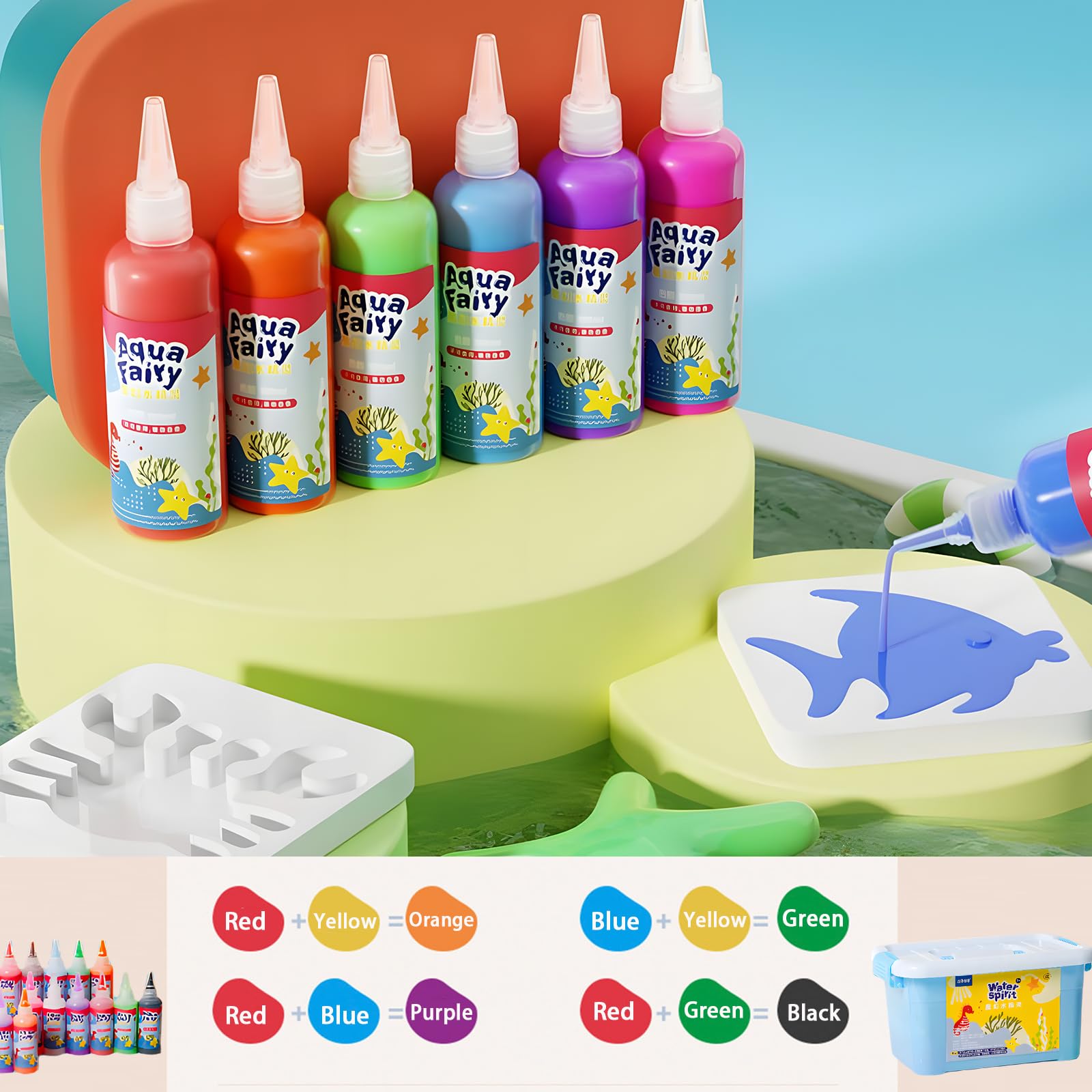 Magic Water Elf Toy Kit Aqua Fairy Water Gel Kit - DIY Magic Water Elf ...