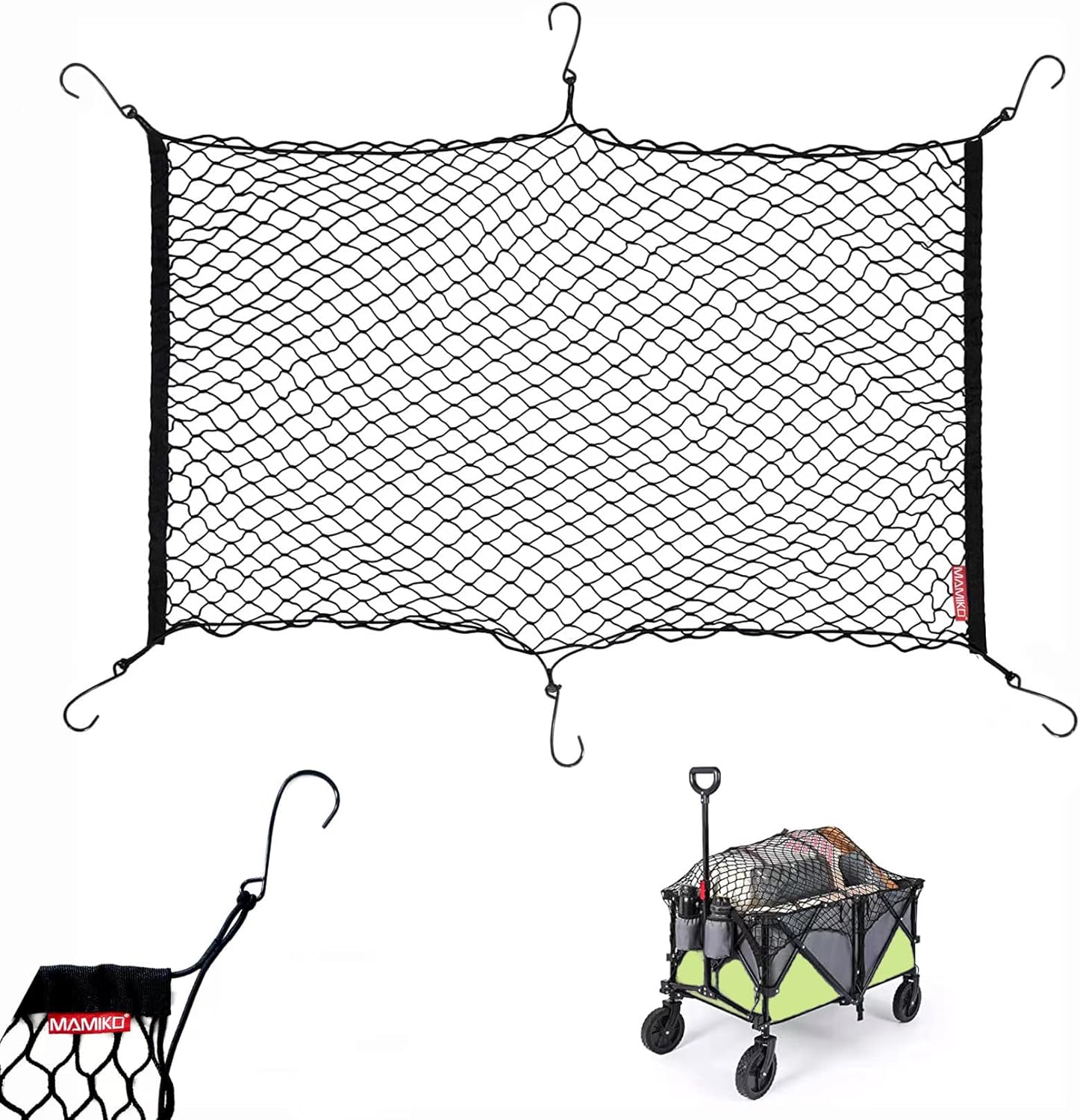 Amazon.com: MAMIKO Cargo Net for Utility Folding Wagon, Garden Cart ...