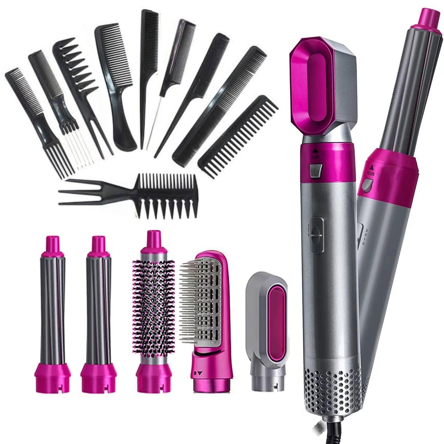 Mabron [ COMBO OFFER WITH 10 PIECES COMB SET ] 5 In 1 Electric Blow ...