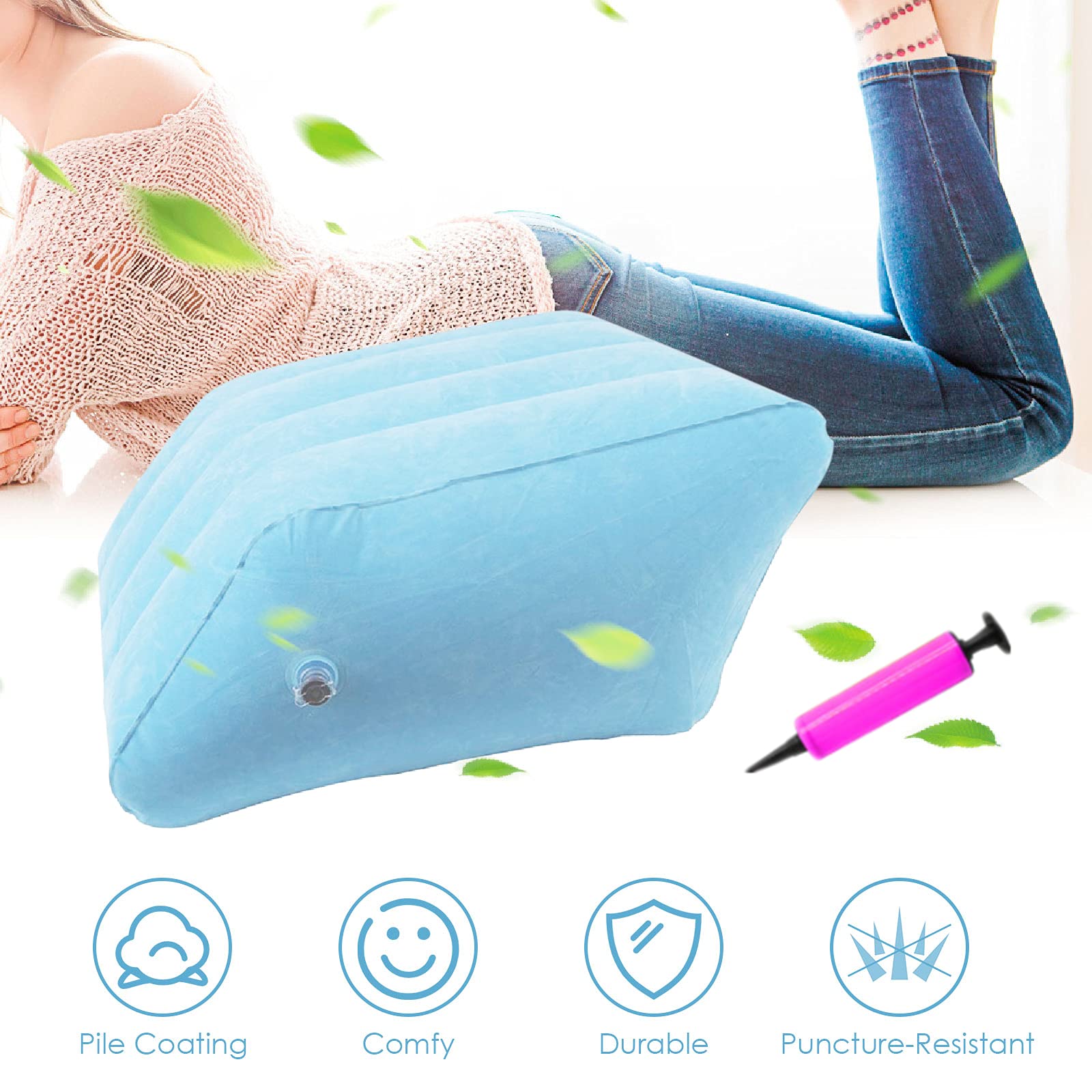 Inflatable Knee Support Pillow at Ida Barrera blog