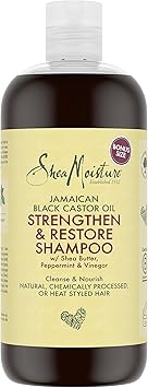 SHEA MOISTURE Jamaican Black Castor Oil Strengthen and Restore Shampoo ...