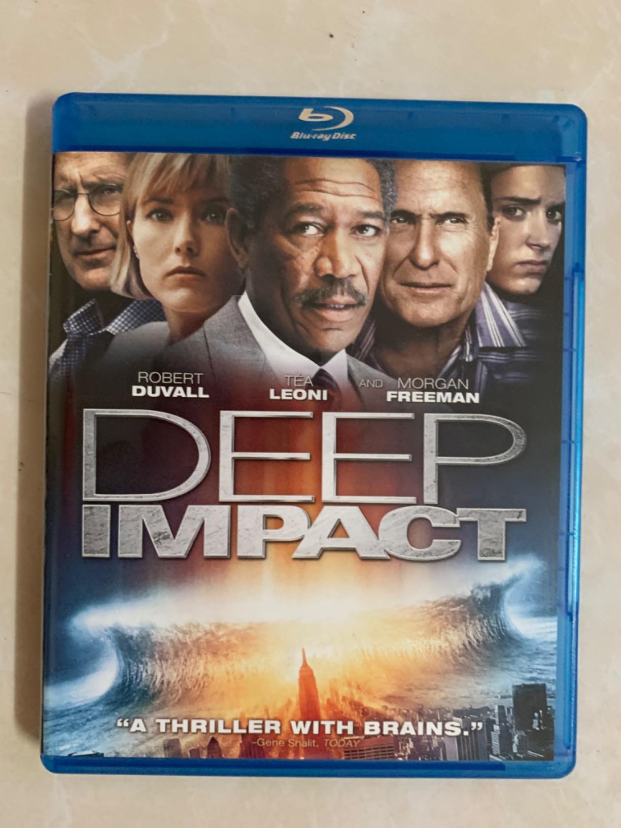 Deep Impact [Blu-ray] : Robert Duvall, Téa Leoni, Elijah Wood, Vanessa Redgrave, Morgan Freeman ...