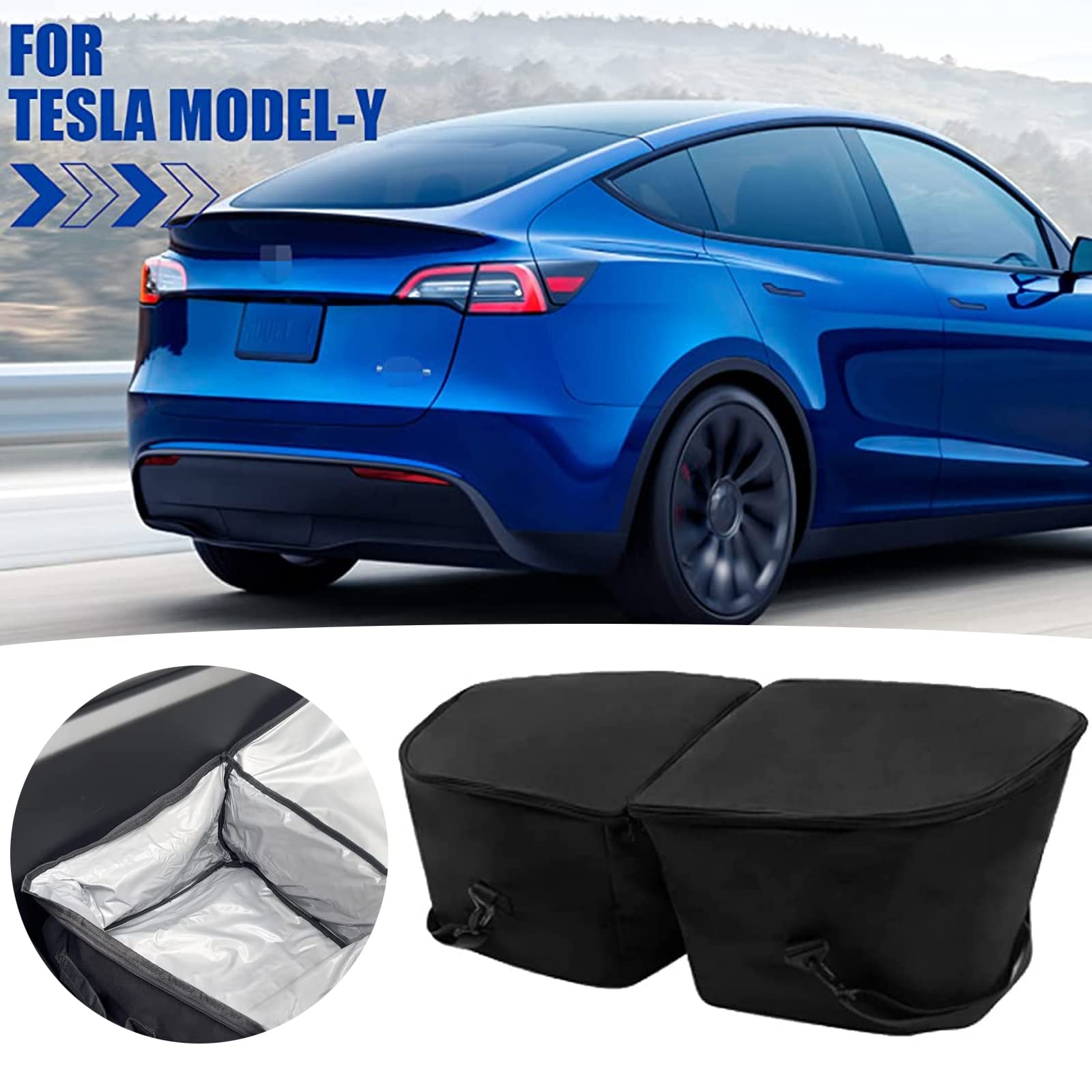 Speedparkfit Tesla Model Y Frunk Cooler Organizer Insulation Cooler Bag ...