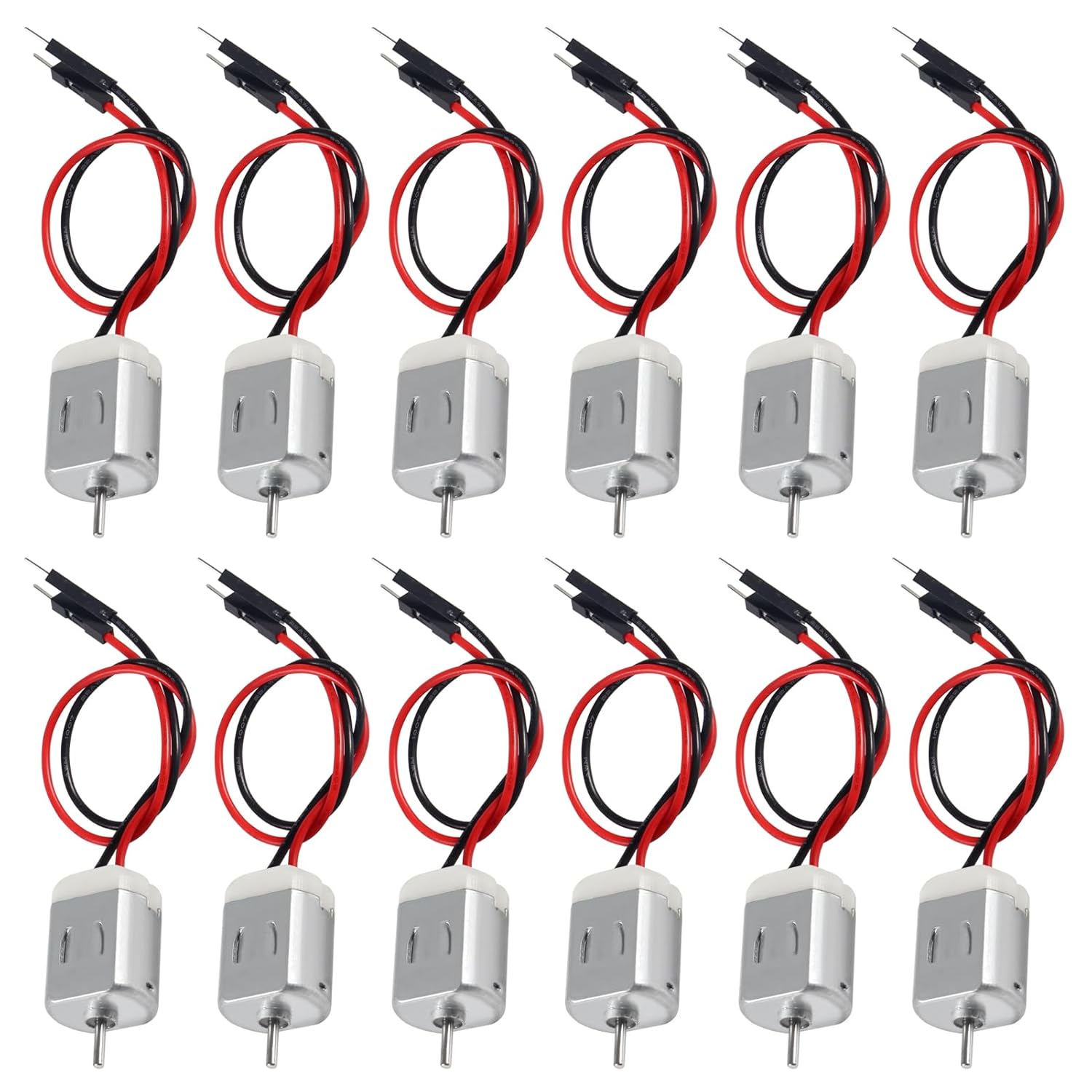 Amazon.com: DWEII 12 Pack 1.5V-6V Type 130 Miniature DC Motors with ...