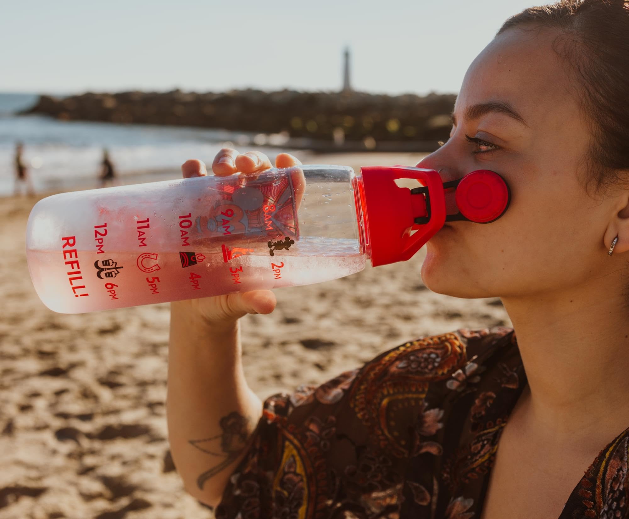 Snapklik.com : Silver Buffalo Disney 100 Mickey Mouse Hydration Tracker ...