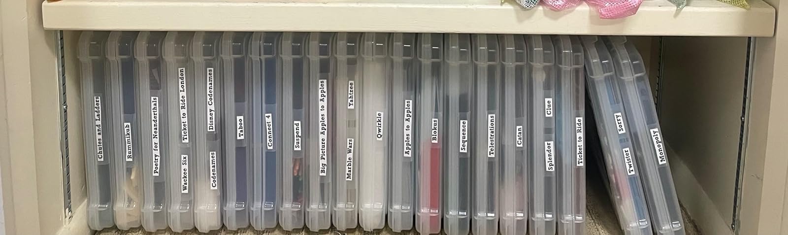 Great for storing games!