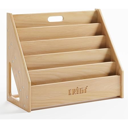 Amazon.com: ERUGI Front-Facing Montessori Bookshelf,5 Tier Book Display ...