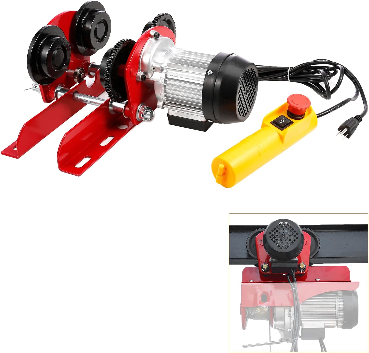 Amazon.com: 3" Beam Trolley with "I" Attach and Hardware - 5-1/2" Drop ...