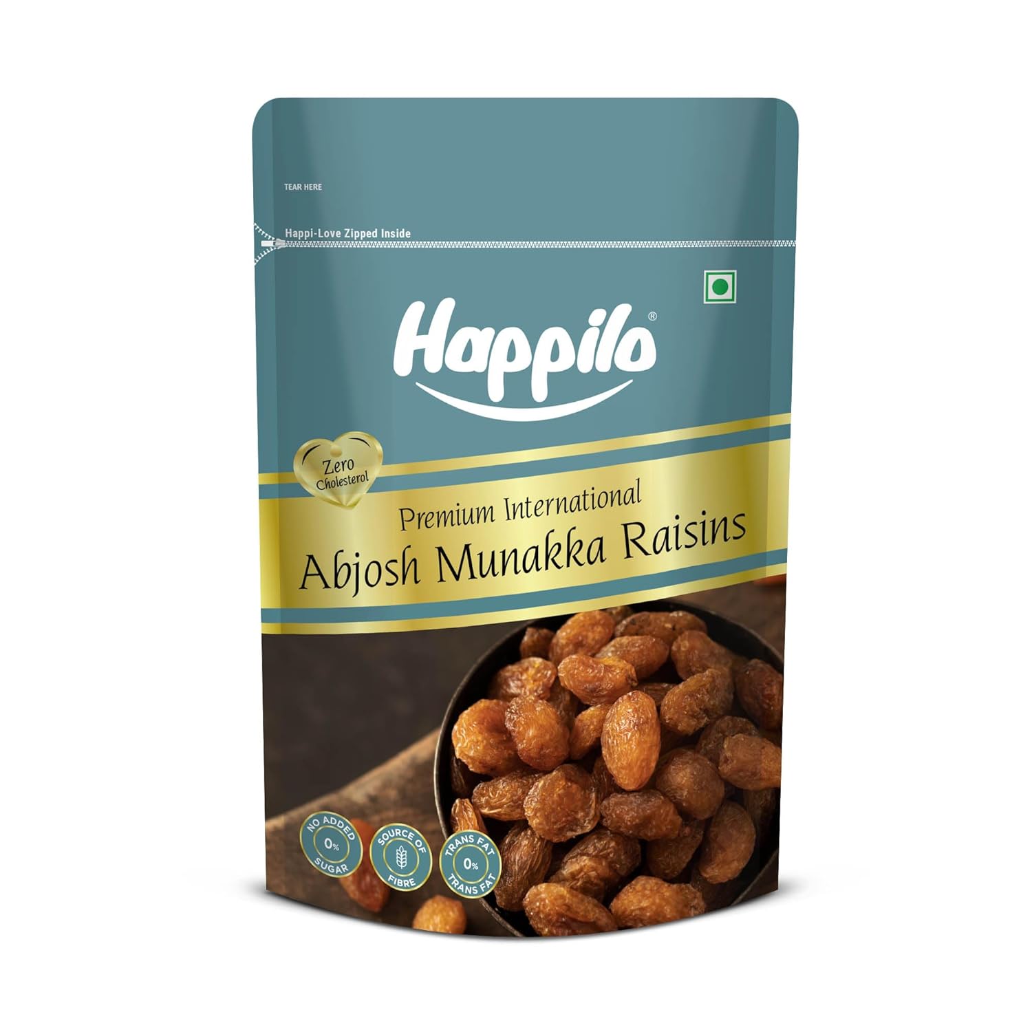 Happilo Premium Abjosh Munakka 200g | Large Golden Raisins | Premium ...