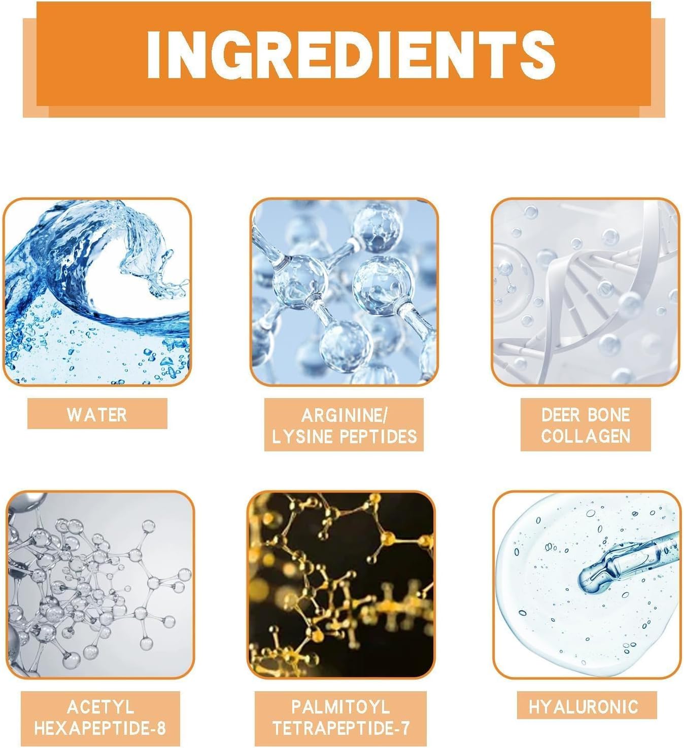 STRAFFI Spiral Peptide Deer Bone Collagen Essence Kit, Soluble Collagen ...