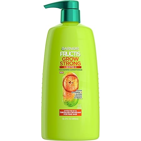 Amazon.com : Garnier Fructis Grow Strong Shampoo, 33.8 Ounces : Beauty ...