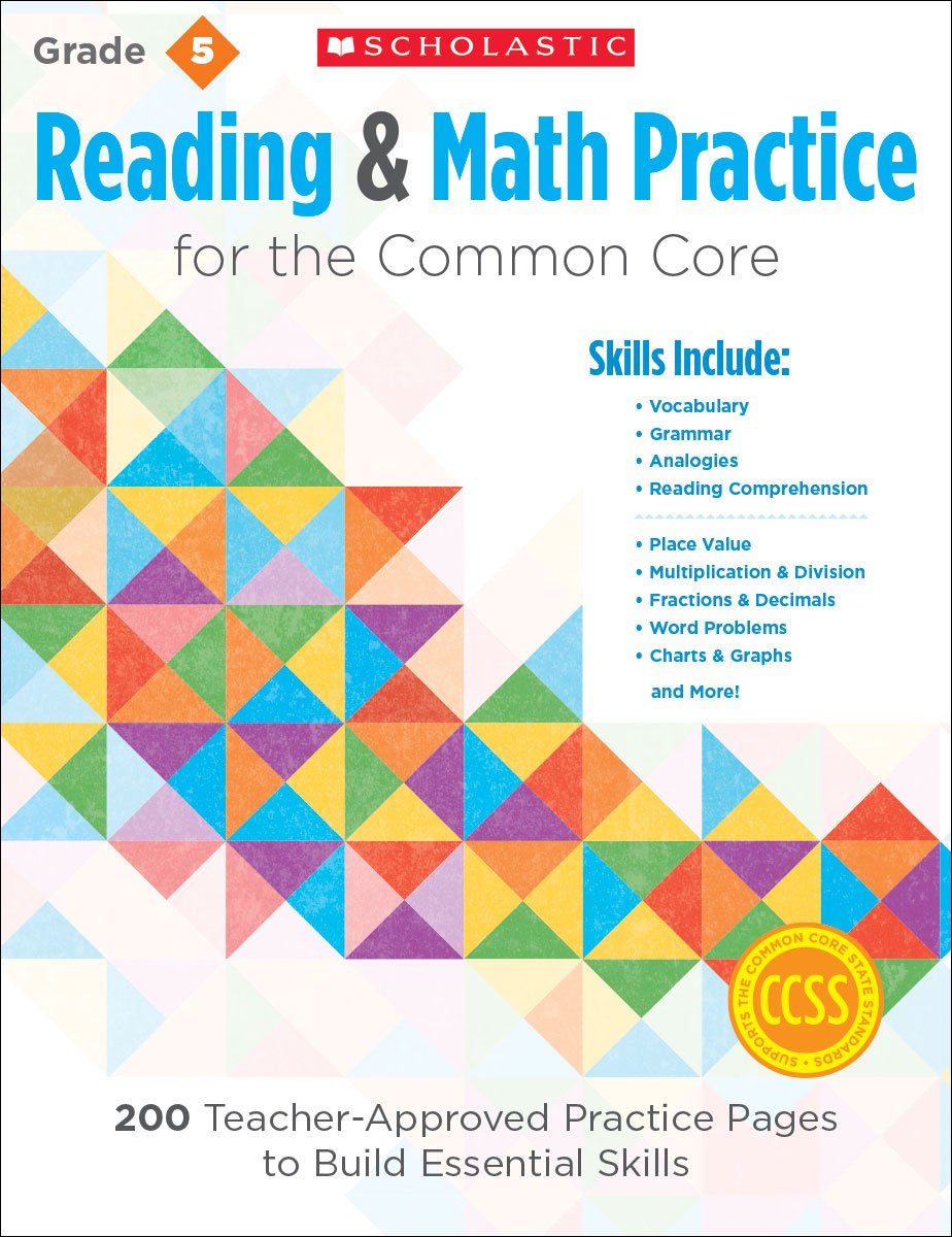 Amazon.com: Reading & Math Practice: Grade 5: 200 Teacher-Approved ...