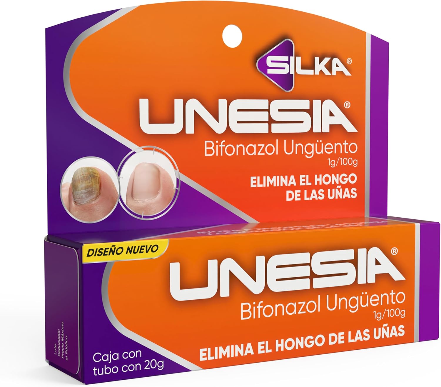 Unesia Unguento Antimicotico 20g : Amazon.com.mx: Salud y Cuidado Personal