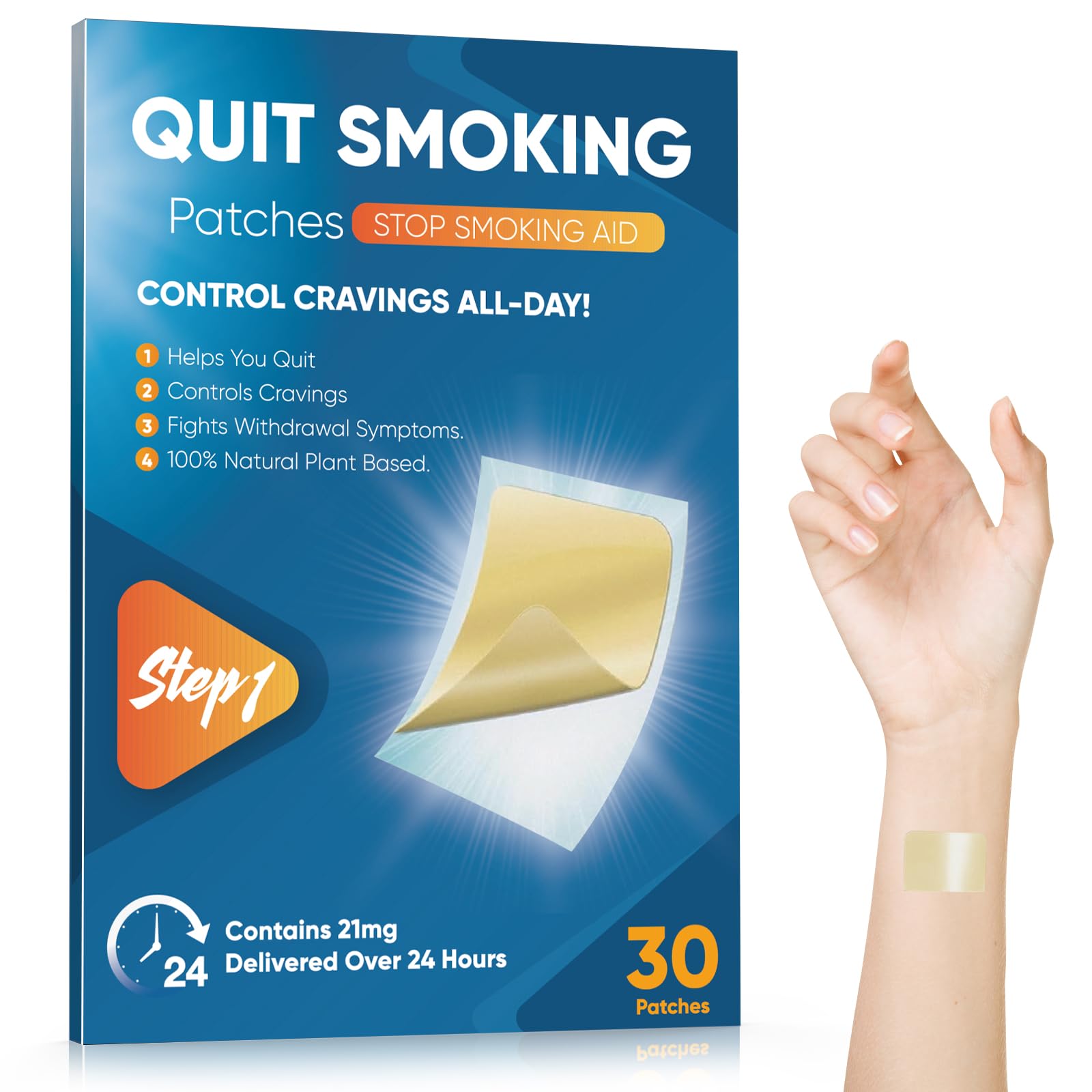 Amazon.com: Nicotine Patches to Quit Smoking Patches, Stop Smoking Aids ...