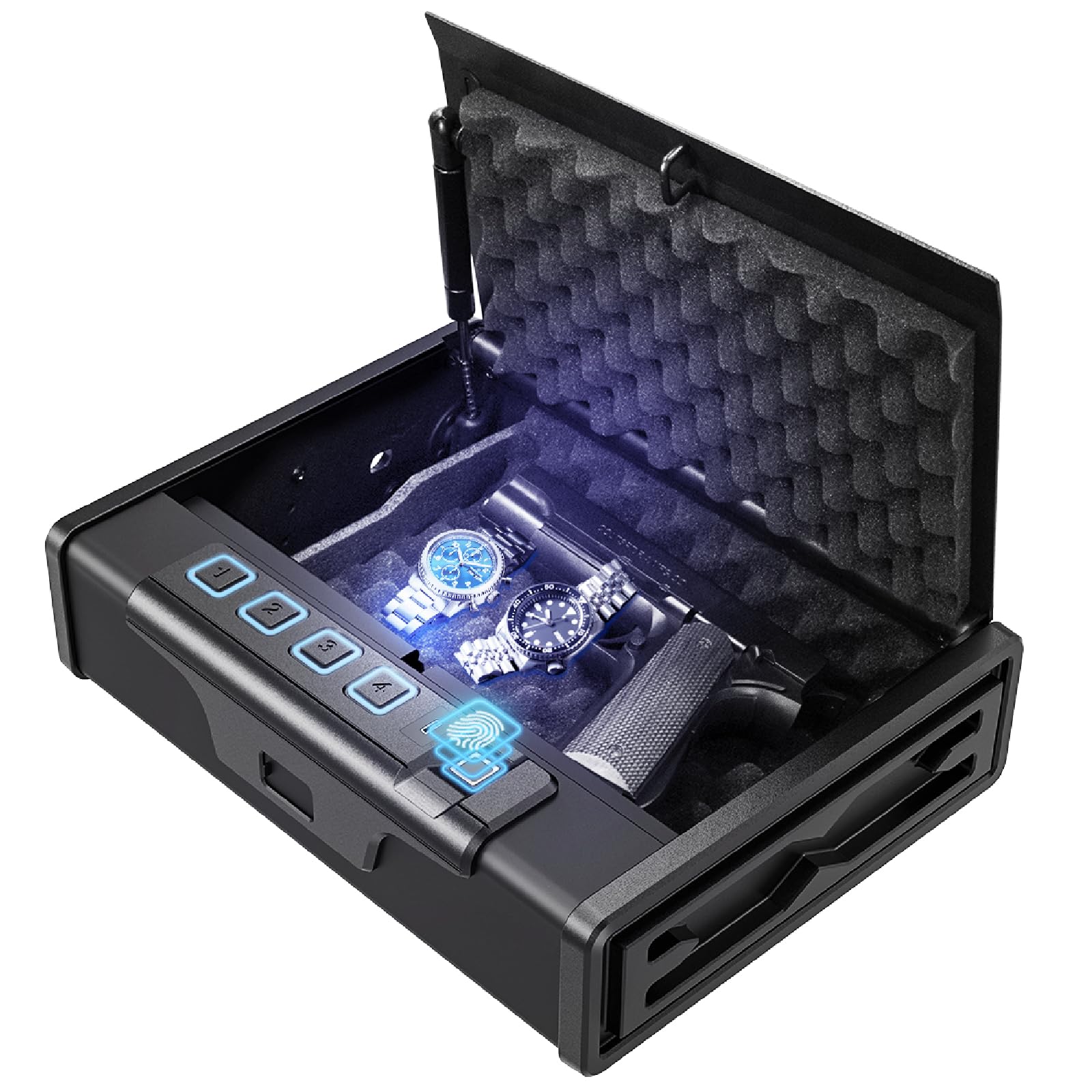 Amazon.com: Gun Safe, Portable Gun Safe for Pistols, Biometric Handgun ...