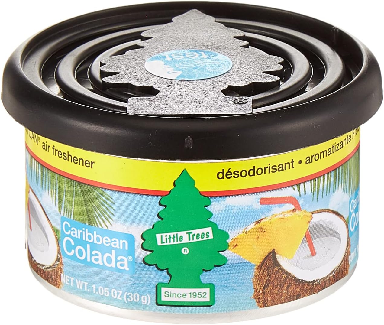 Amazon.com: CAR FRESHNER Little Trees Auto Air Freshener, Caribbean ...