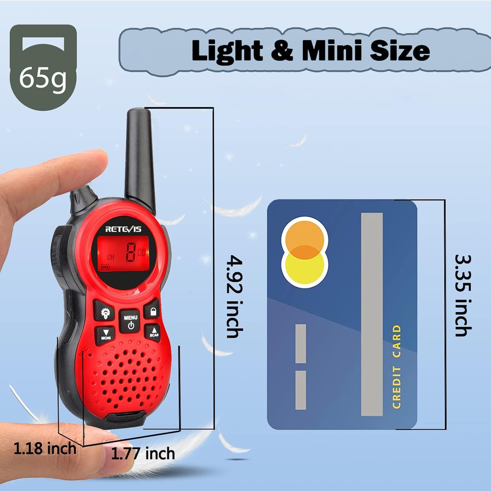 Snapklik.com : Retevis RT38 Walkie Talkies, Long Range 2 Way Radio ...