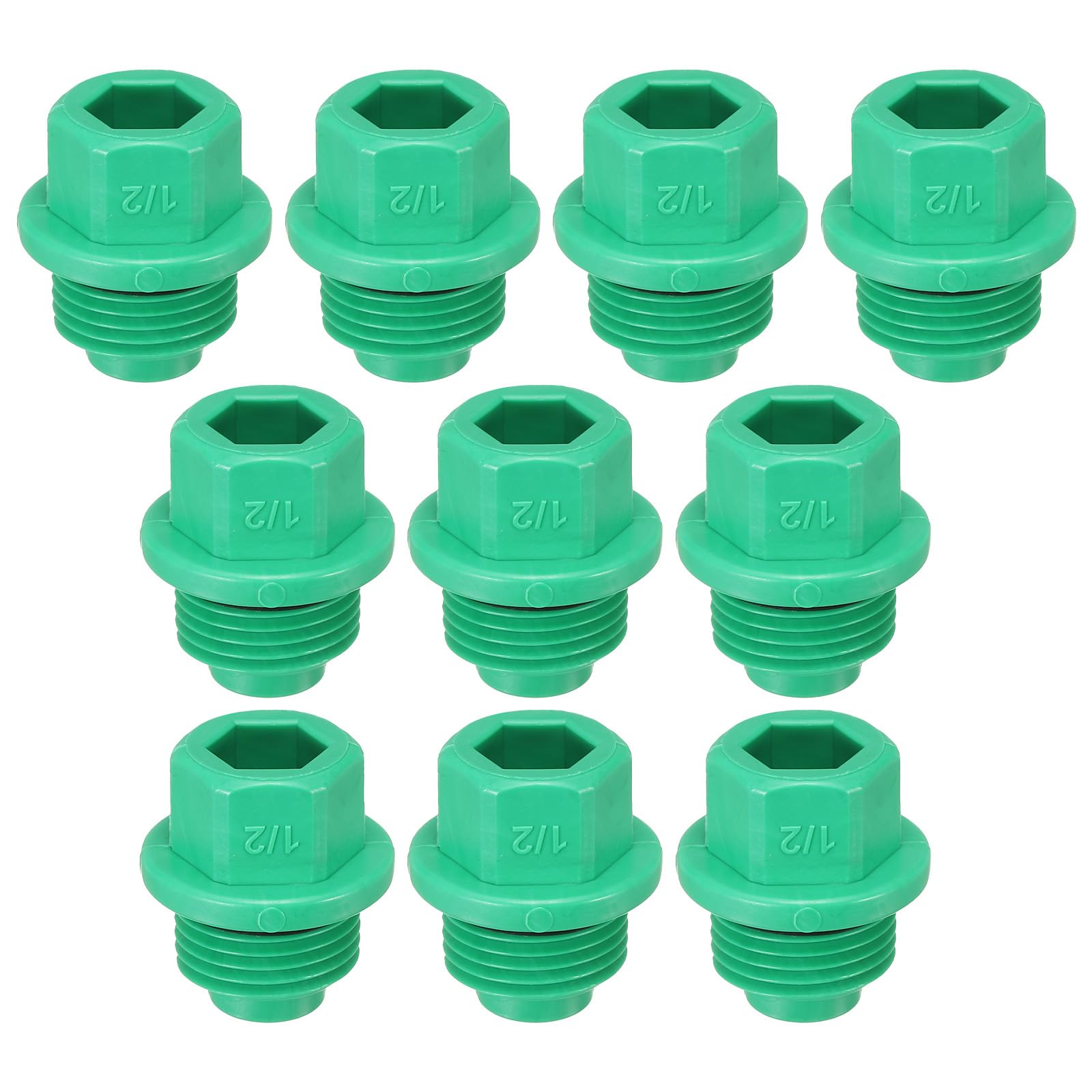 PATIKIL G1/2″ Outer Hex Male Thread PPR Pipe Fitting End Cap Connector ...