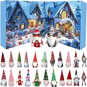 24 Days Countdown Calendar To Christmas With Dwarf Figures Ornament ...